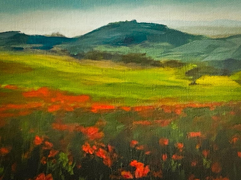 Mandy Main - Superbloom in Tuscany, Oil Painting For Sale at 1stDibs