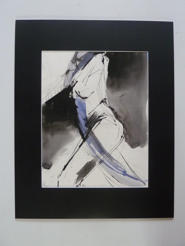 Gail Ragains - Gestural Ink Drawing #4, Abstract Painting For Sale at ...