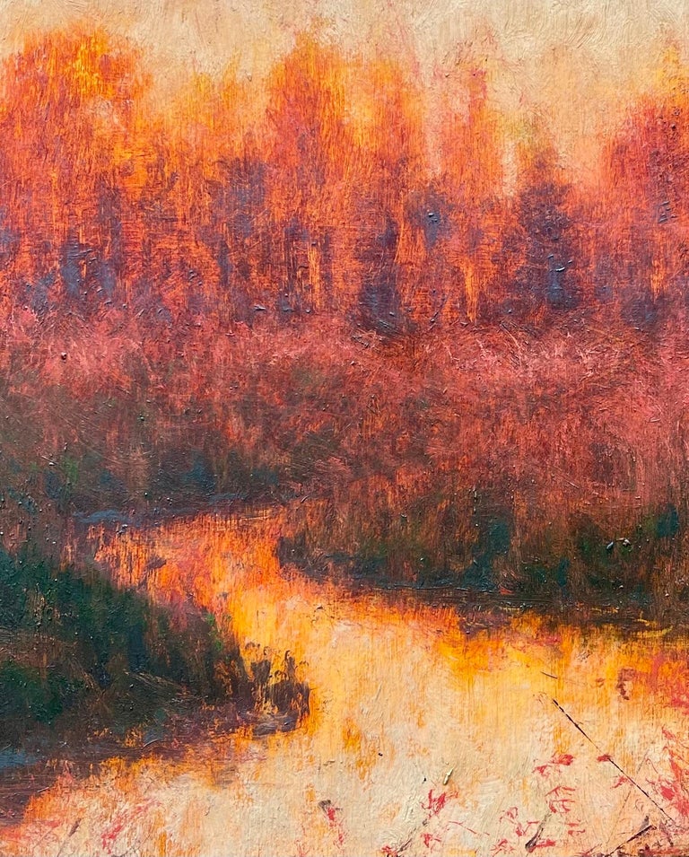 Michael Orwick - Quiet Embers, Oil Painting For Sale at 1stDibs