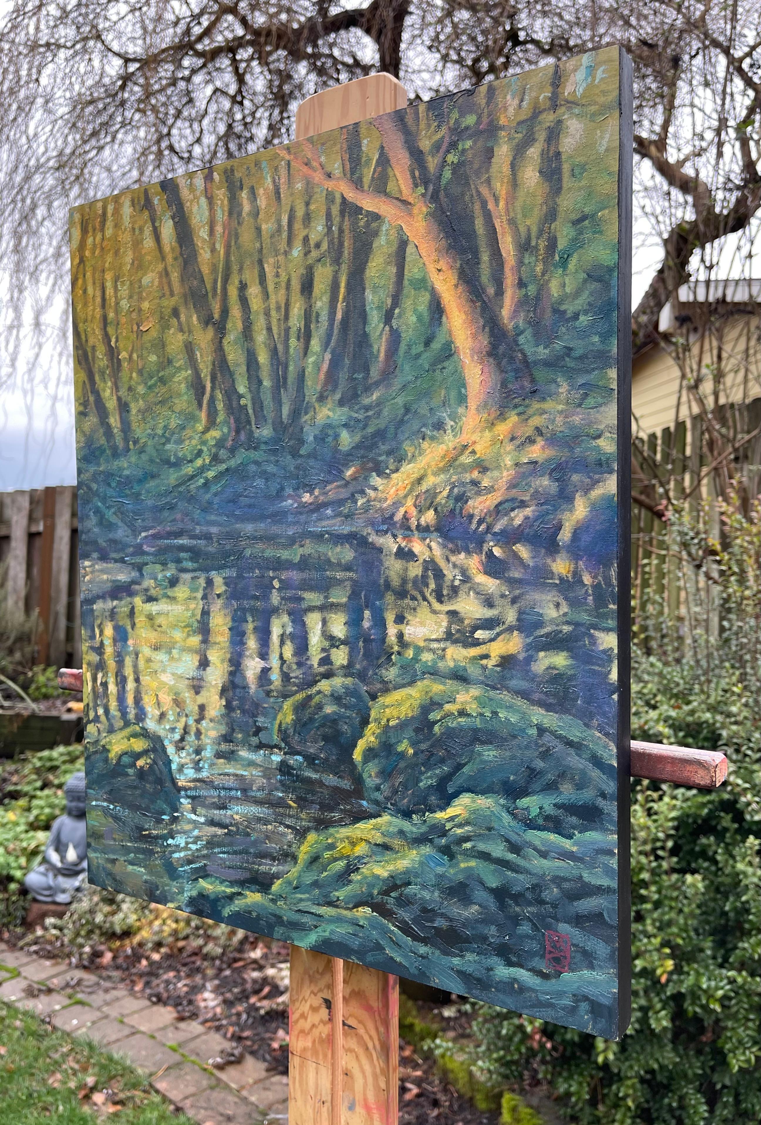 Michael Orwick - Creekside, Oil Painting For Sale at 1stDibs