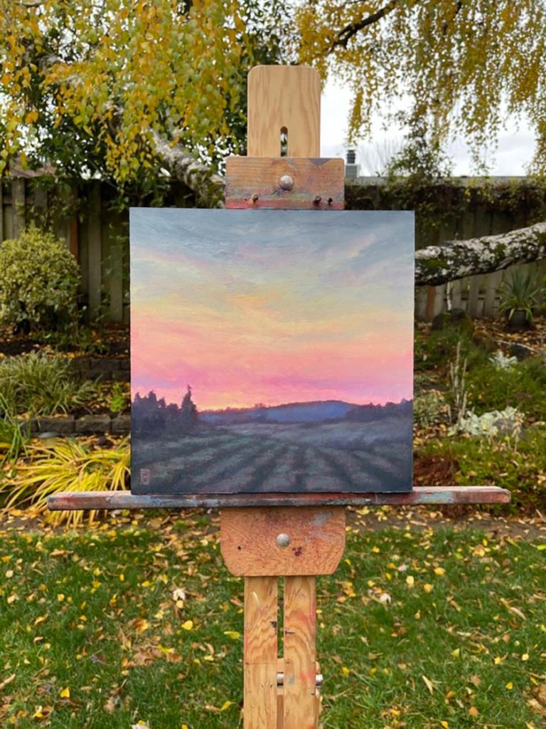 Michael Orwick - Row On Row, Oil Painting For Sale at 1stDibs