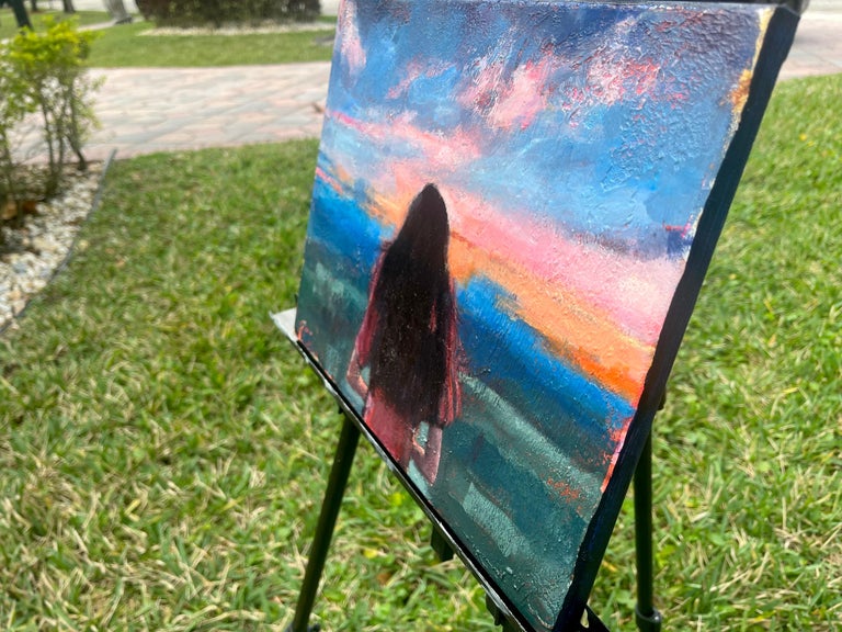 Nava Lundy - It Begins with One Step, Original Painting For Sale at 1stDibs