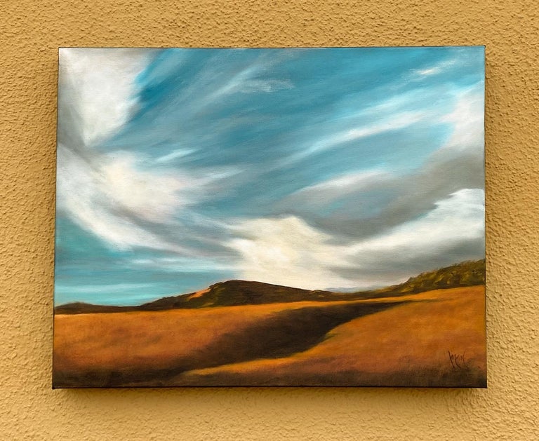Mandy Main - Aerial Dynamics VIII, Oil Painting For Sale at 1stDibs