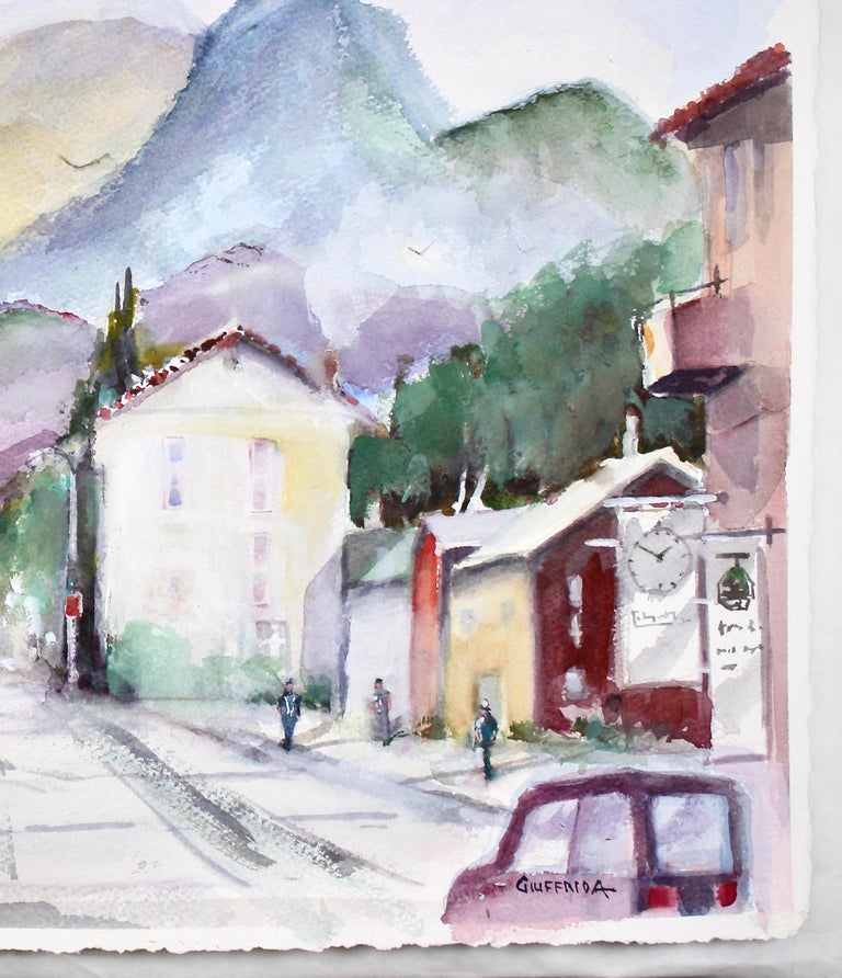 Joe Giuffrida - Alpine Village, Original Painting For Sale at 1stDibs