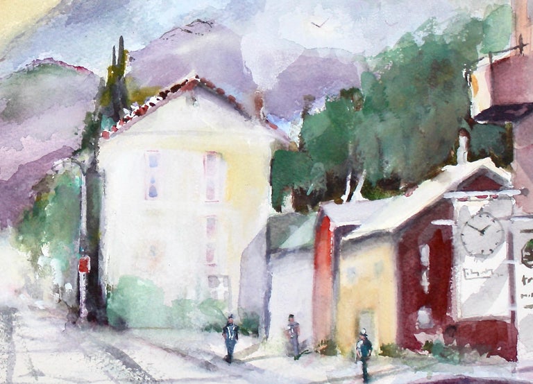 Joe Giuffrida - Alpine Village, Original Painting For Sale at 1stDibs