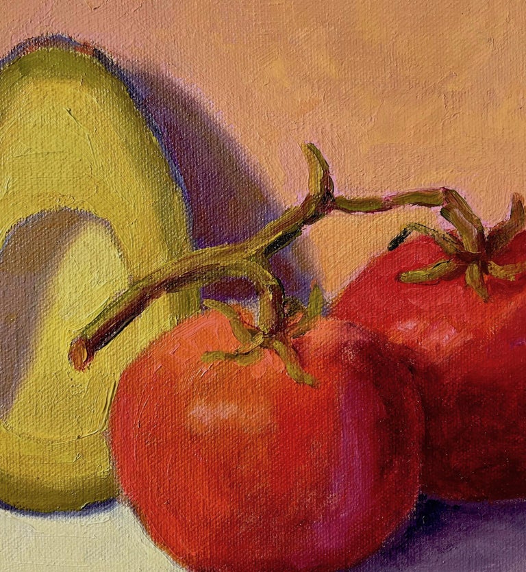 Pat Doherty - Vine Tomatoes, Oil Painting For Sale at 1stDibs