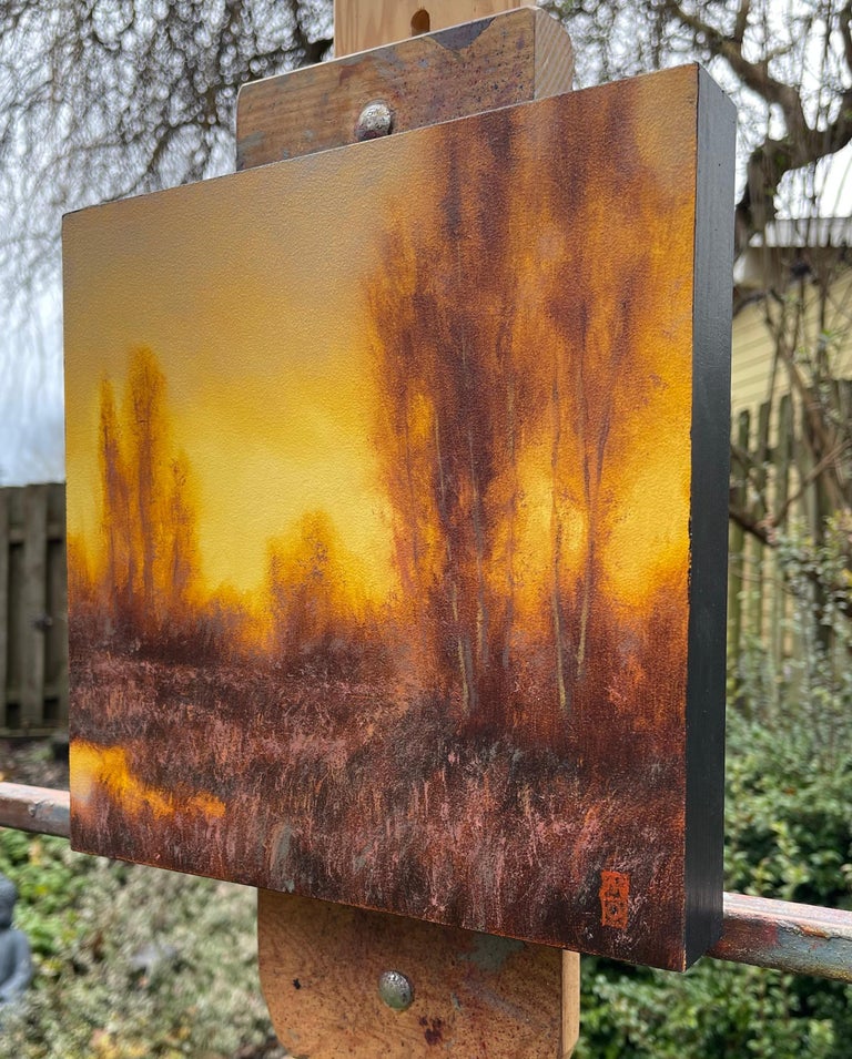 Michael Orwick - Golden Engagement, Oil Painting For Sale at 1stDibs