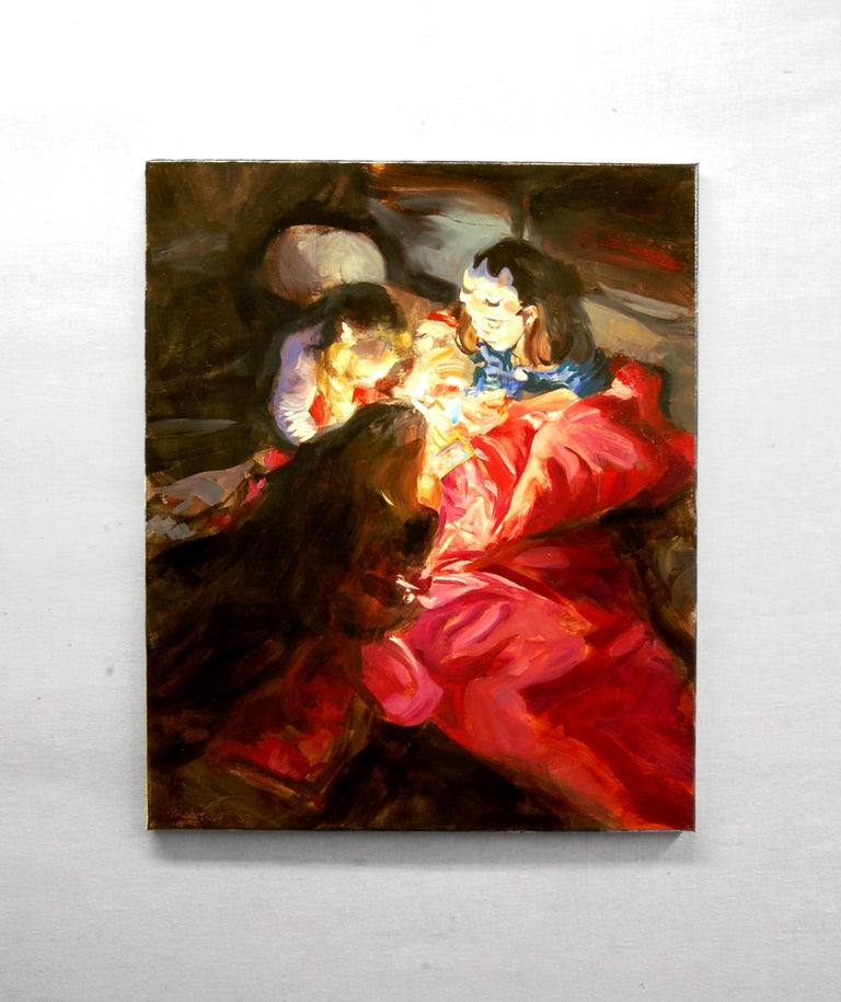 Onelio Marrero - The Sleepover, Oil Painting For Sale at 1stDibs
