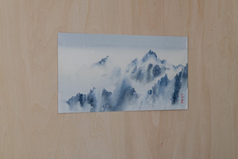 Siyuan Ma - Mountain Reverie Series 4, Original Painting For Sale at ...