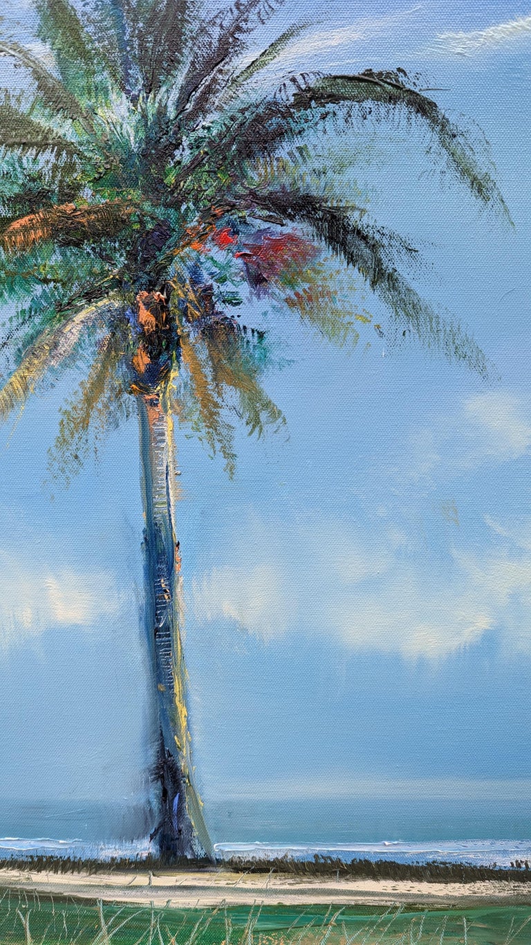 George Peebles - The Palm, Oil Painting For Sale at 1stDibs