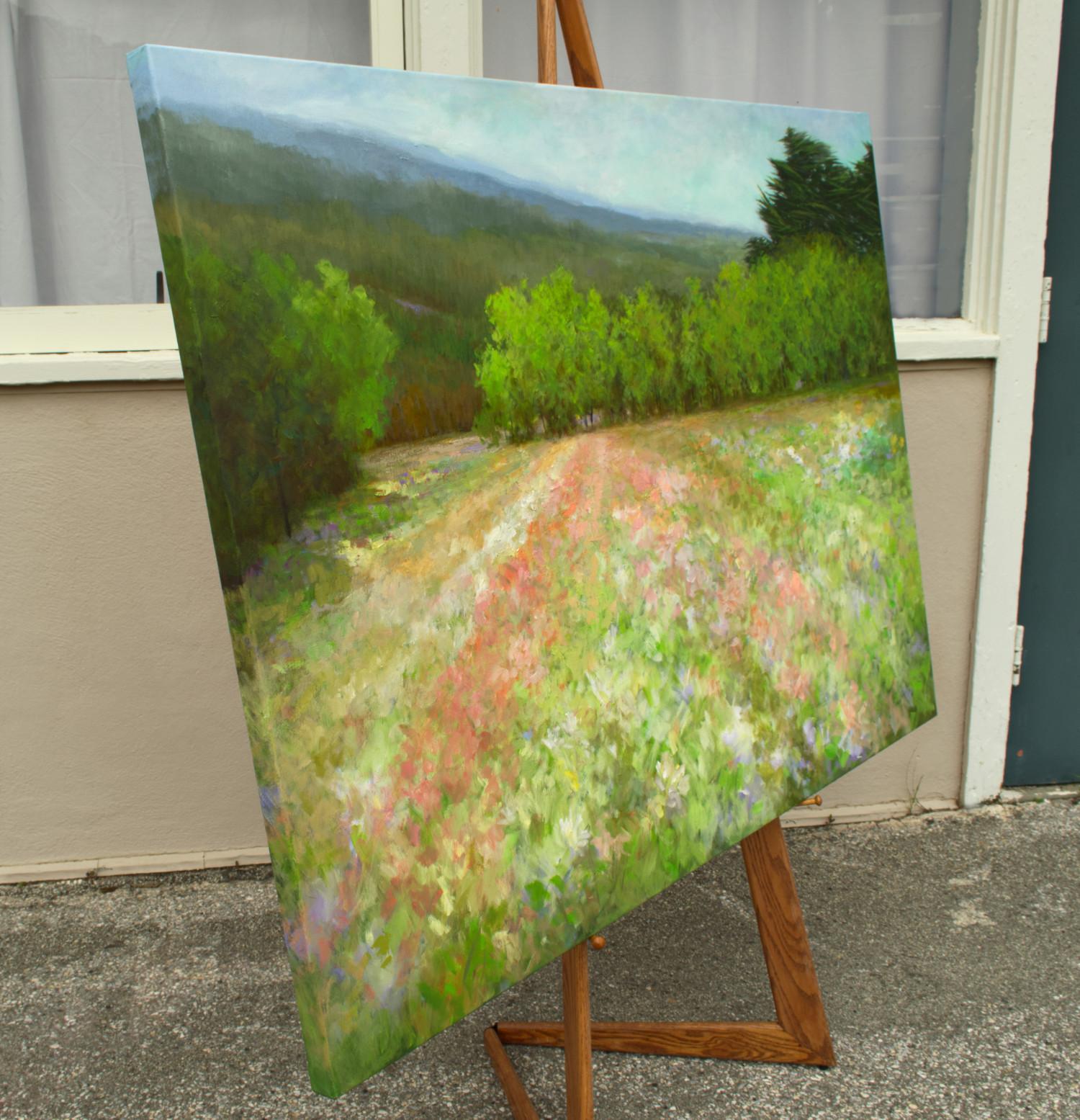 Sheila Finch - The Flowers of Half Moon Bay - Looking South, Oil ...