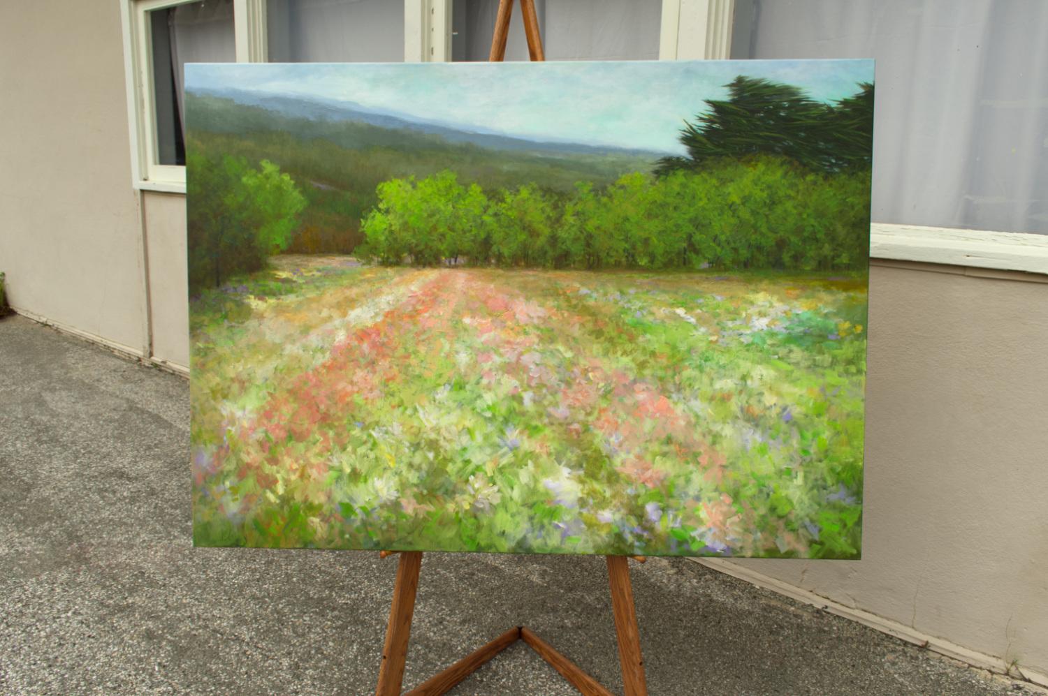 Sheila Finch - The Flowers of Half Moon Bay - Looking South, Oil ...
