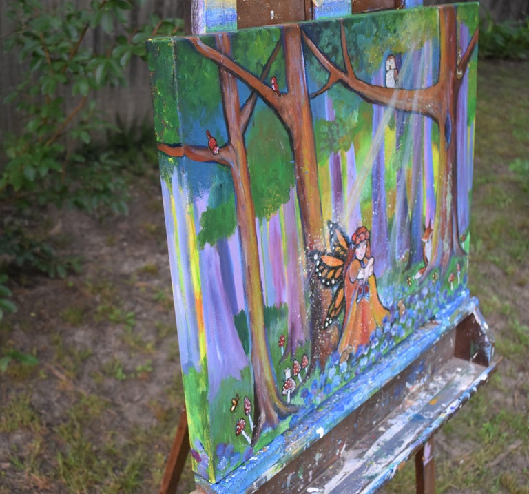 Andrea Doss - Fairy Tale, Original Painting For Sale at 1stDibs