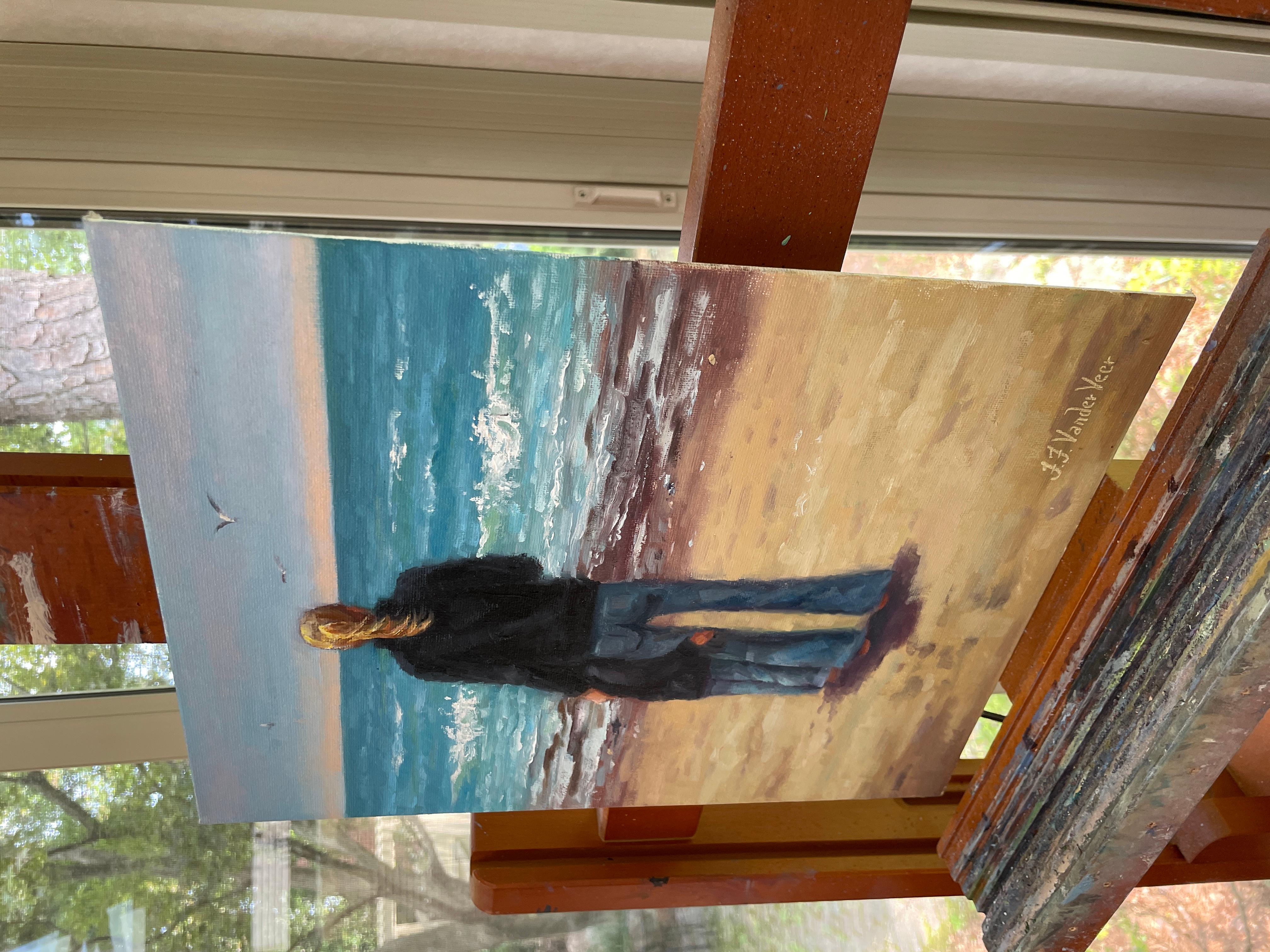 Faye Vander Veer - Dolphin Patrol, Oil Painting For Sale at 1stDibs