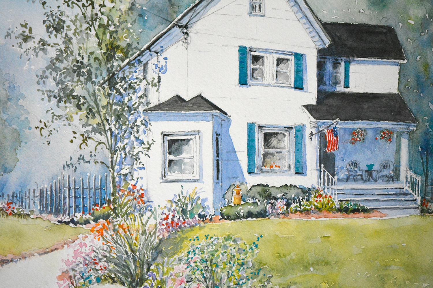 Judy Mudd - Garden Show, Original Painting For Sale at 1stDibs