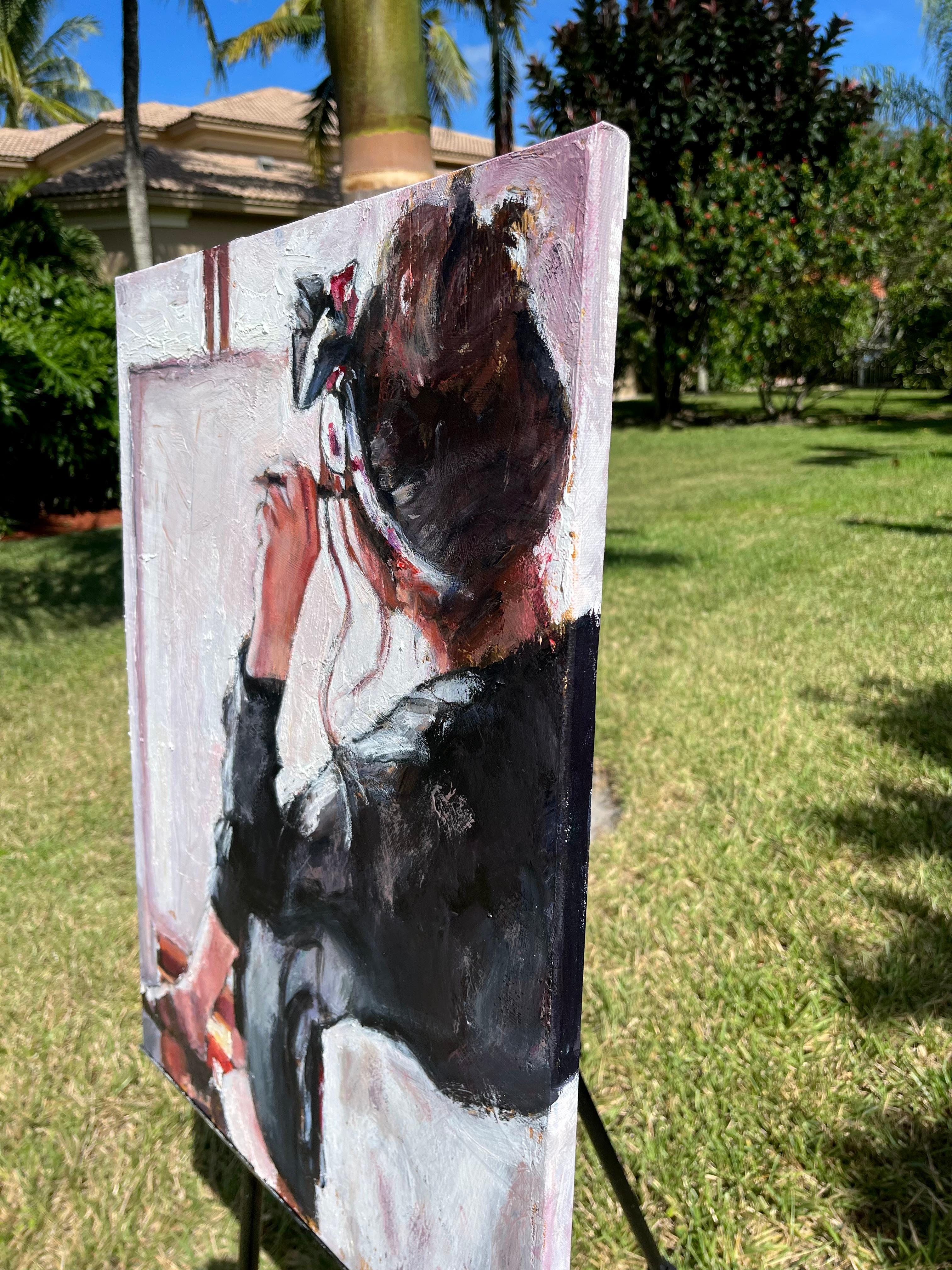 Nava Lundy - The Blank Canvas, Original Painting For Sale at 1stDibs