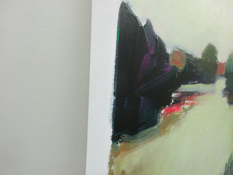 Janet Dyer - Marsh with Yellow Sky For Sale at 1stDibs