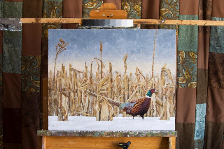 Nathan Hager - Pheasant in the Corn For Sale at 1stDibs