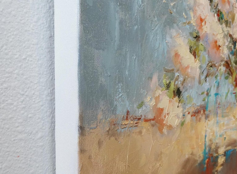 Tricia May - Delicate Flowers, Oil Painting For Sale at 1stDibs