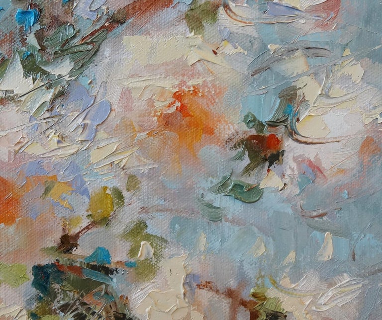 Tricia May - Delicate Flowers, Oil Painting For Sale at 1stDibs