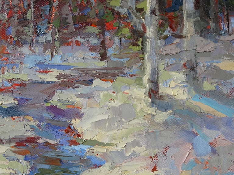 Tricia May - Spring Thaw, Oil Painting For Sale at 1stDibs