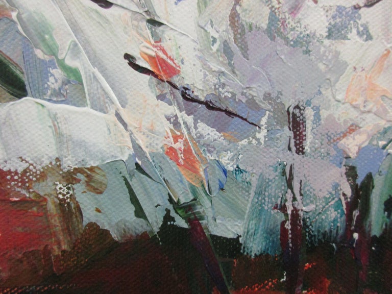 Janet Dyer - White Blossoms, Harriman, Original Painting For Sale at ...