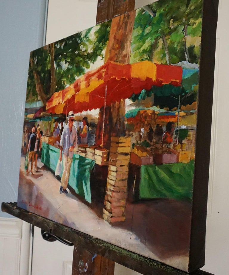 Jonelle Summerfield - Market in Aix II, Oil Painting For Sale at 1stDibs