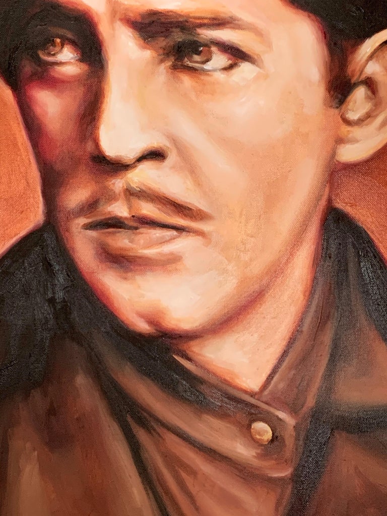 Amber Flora Reid - Burnt Sienna, Oil Painting For Sale at 1stDibs