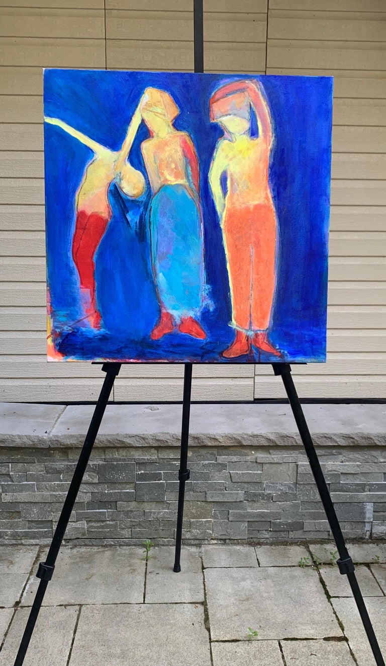 Robin Okun - Three Part Harmony, Original Painting For Sale at 1stDibs