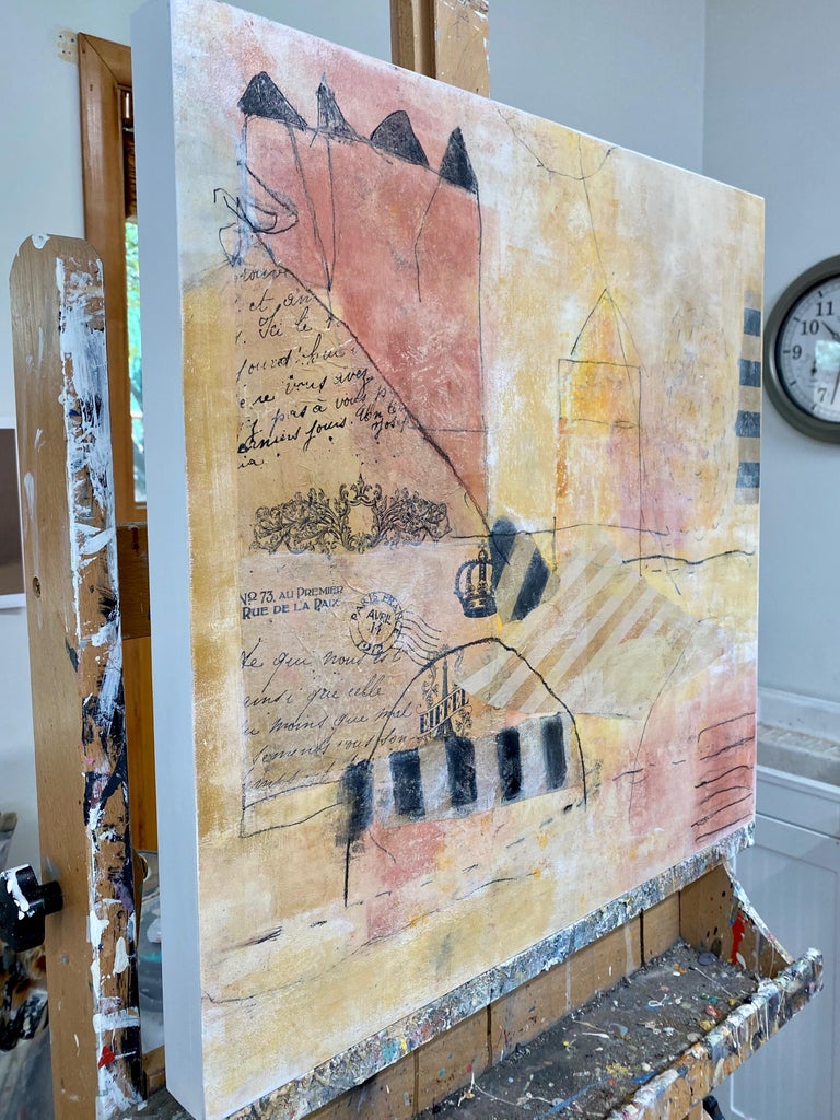 Shellie Garber - Daydreaming, Abstract Painting For Sale at 1stDibs