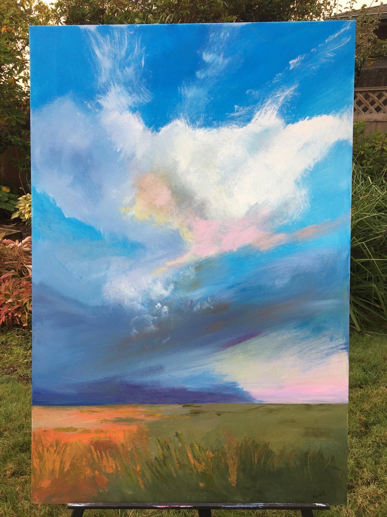 Nancy Merkle - Breathless Sky, Original Painting For Sale at 1stDibs