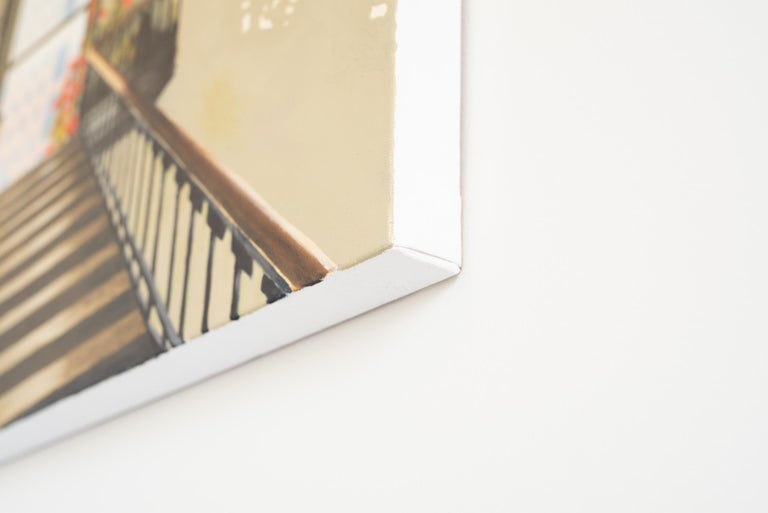 Susan Walker - The Stairway, Oil Painting For Sale at 1stDibs