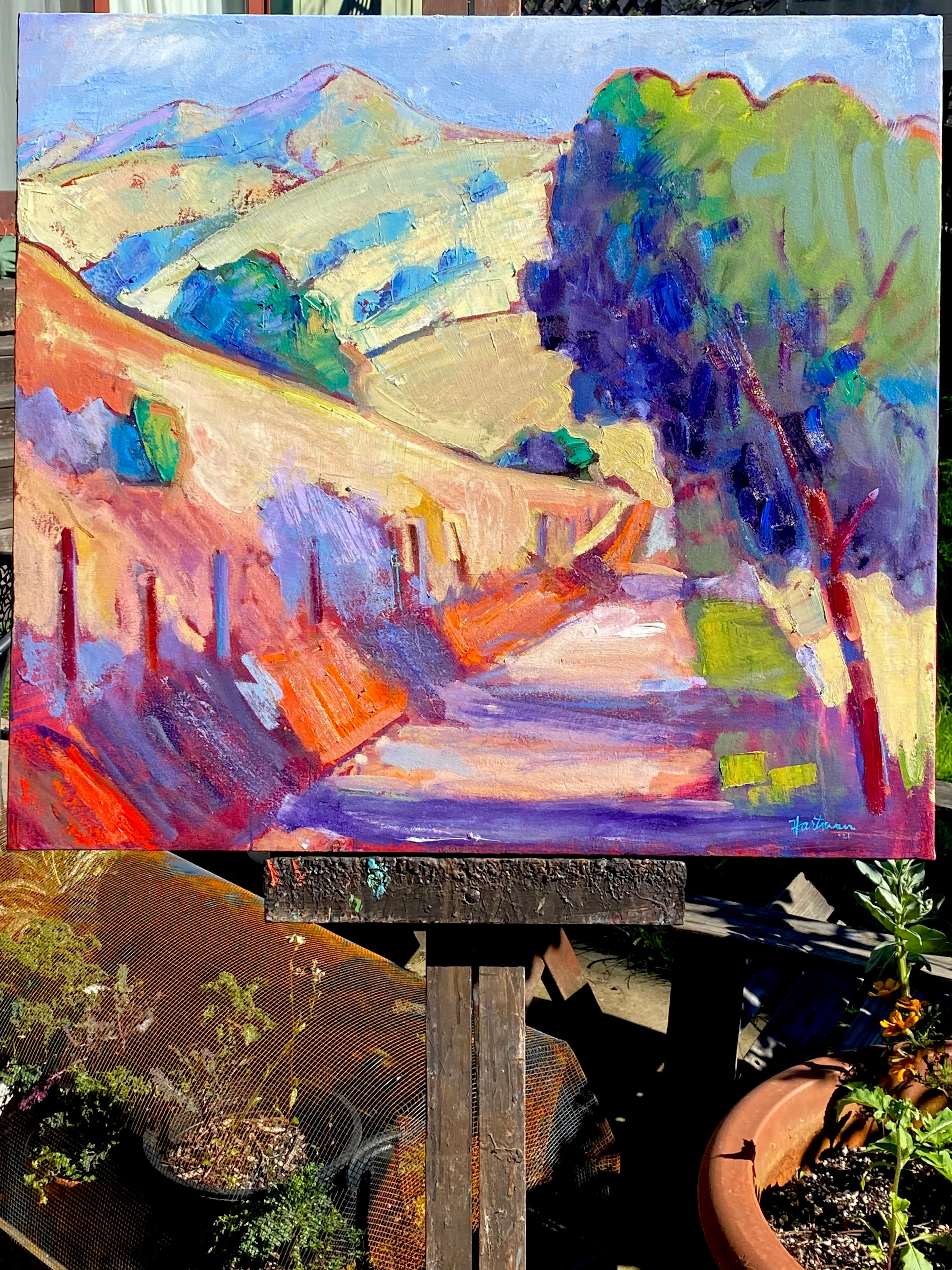 James Hartman - North Gate Road, Mt. Diablo, Oil Painting For Sale at ...