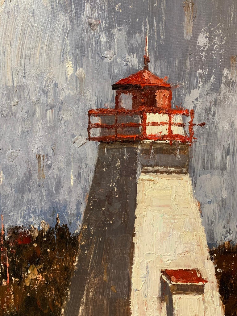 Eric Alfaro - Lighthouse 15, Oil Painting For Sale at 1stDibs