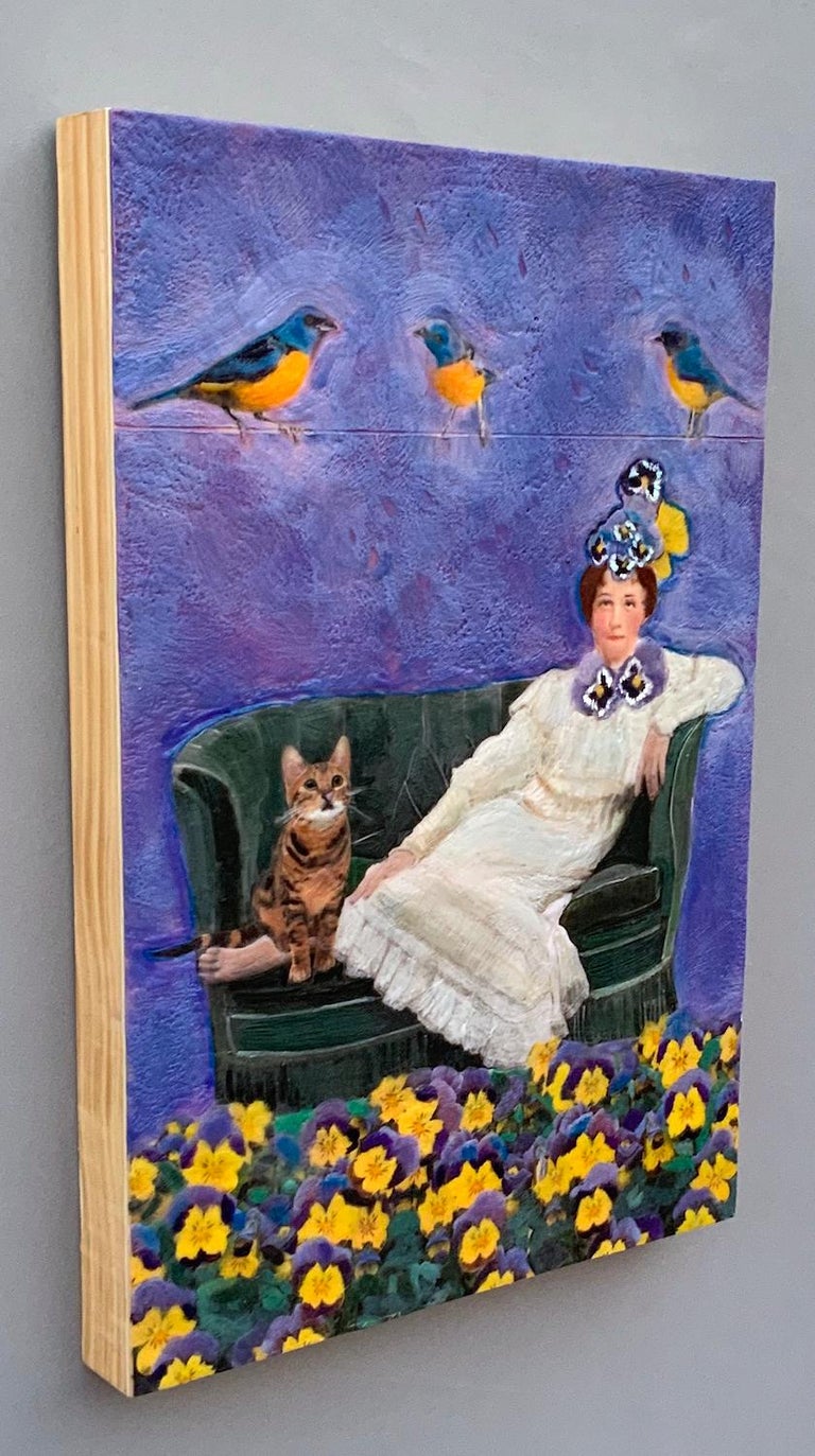 Linda Benenati - In the Garden of Vida, Original Painting For Sale at ...