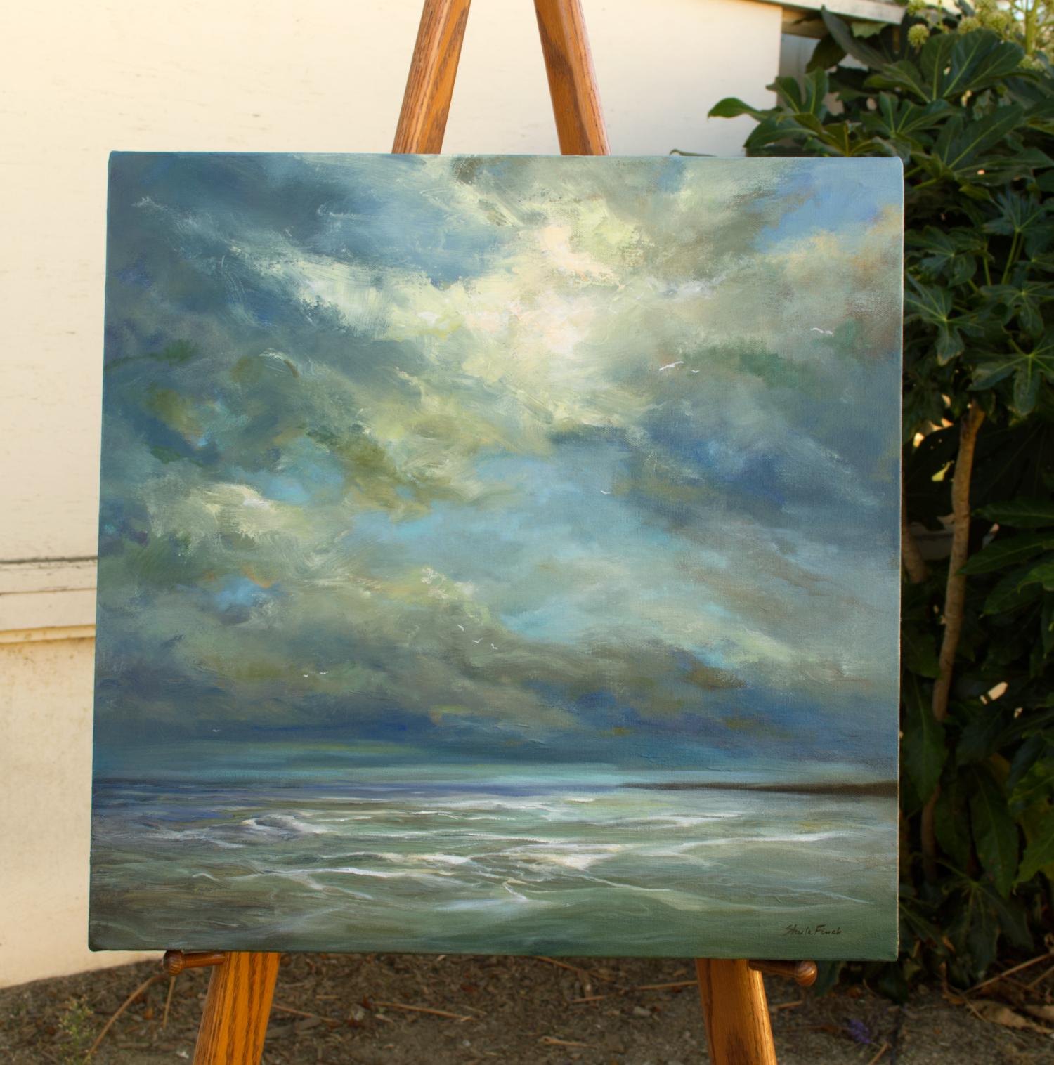 Sheila Finch - Ocean Sky, Oil Painting For Sale at 1stDibs
