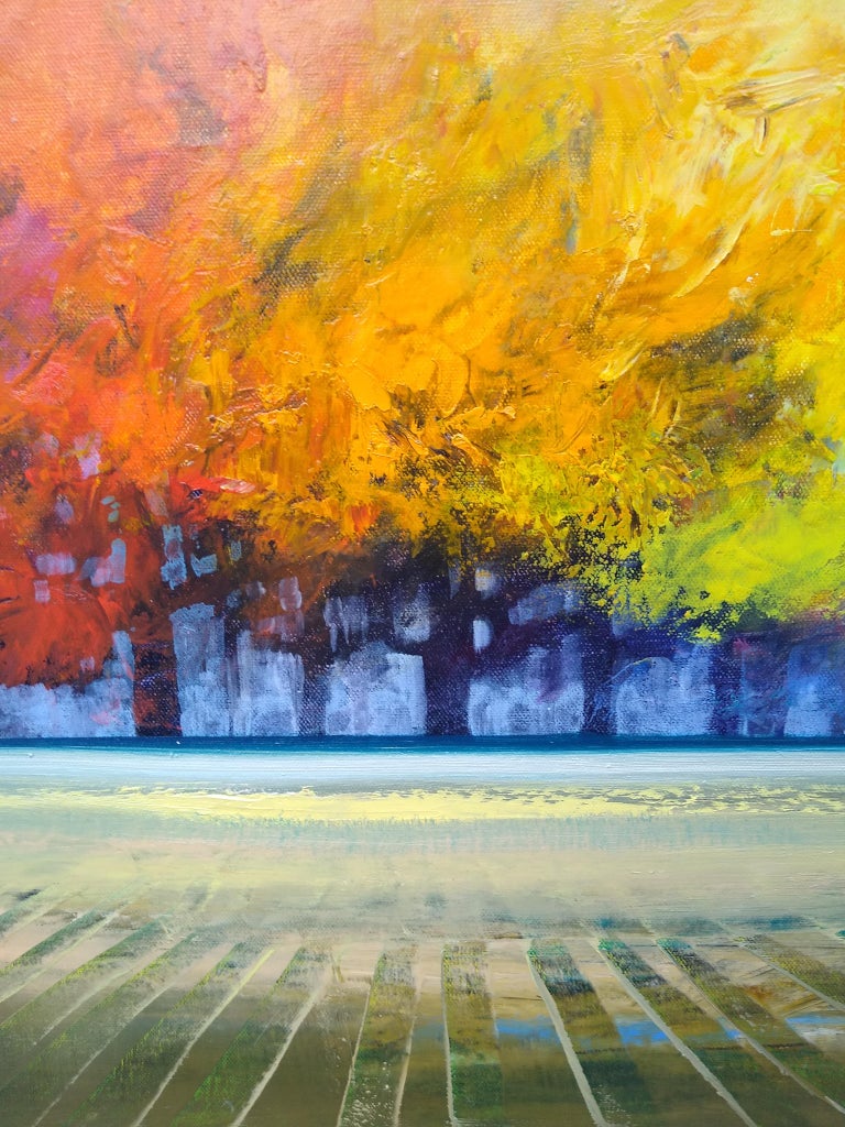 George Peebles - Brilliant Colors of Autumn, Oil Painting For Sale at ...