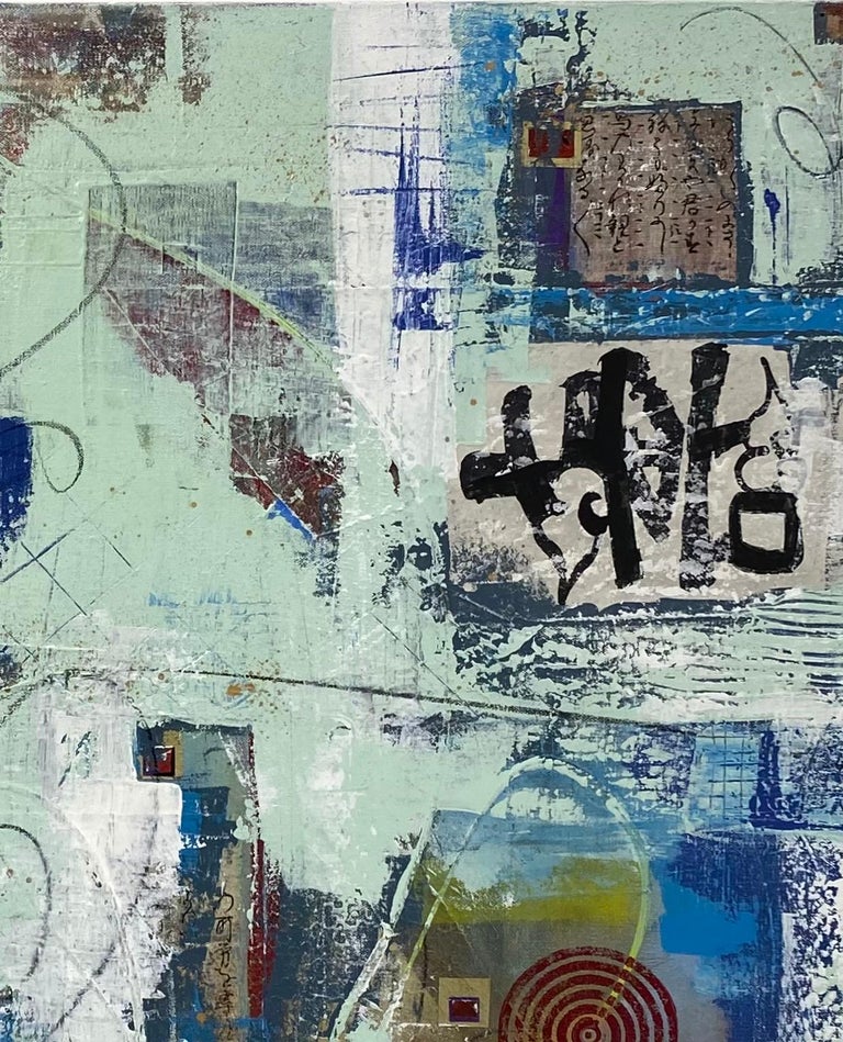 Linda Shaffer - Any Way, Abstract Painting For Sale at 1stDibs