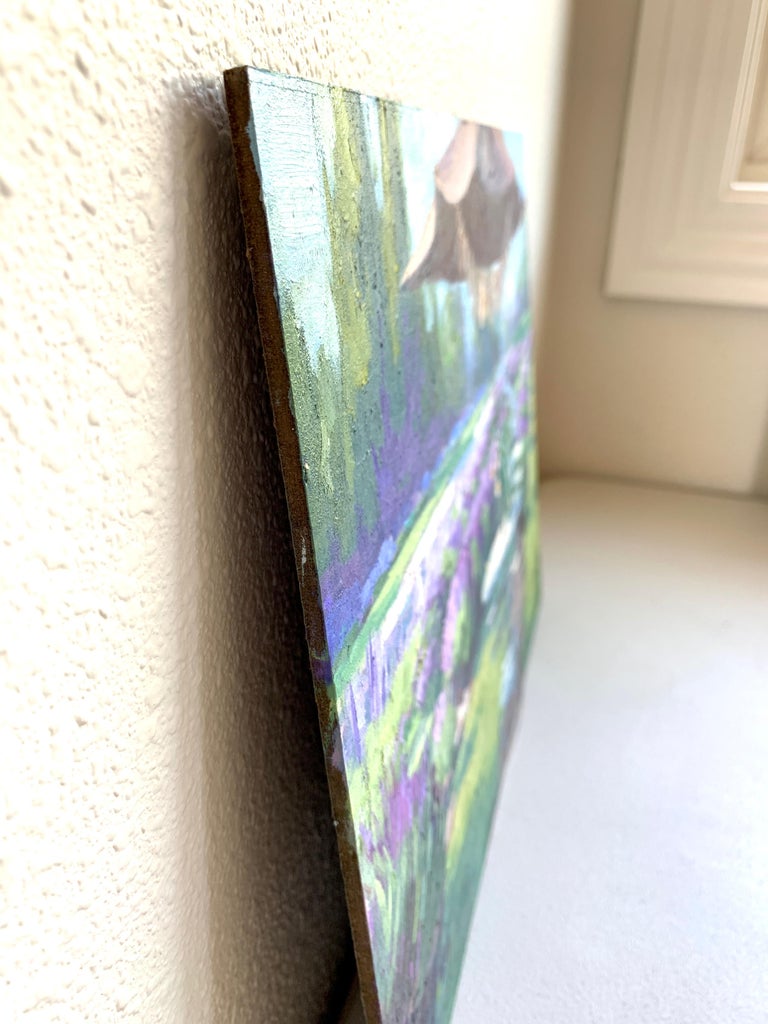 Elo Wobig - Sitting Pretty, Oil Painting For Sale at 1stDibs