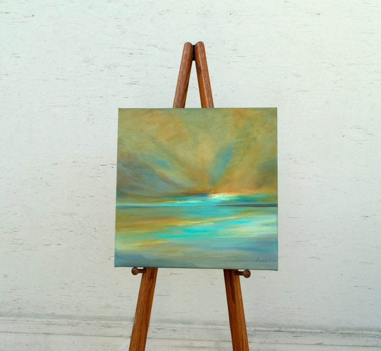 Sheila Finch - Amber Clouds, Oil Painting For Sale at 1stDibs