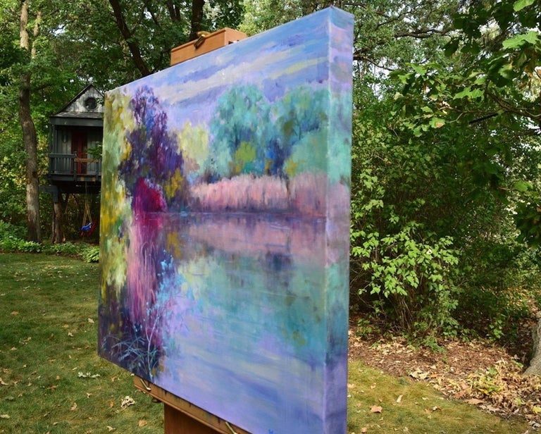 Mickey Cunningham - Evening Song, Oil Painting For Sale at 1stDibs