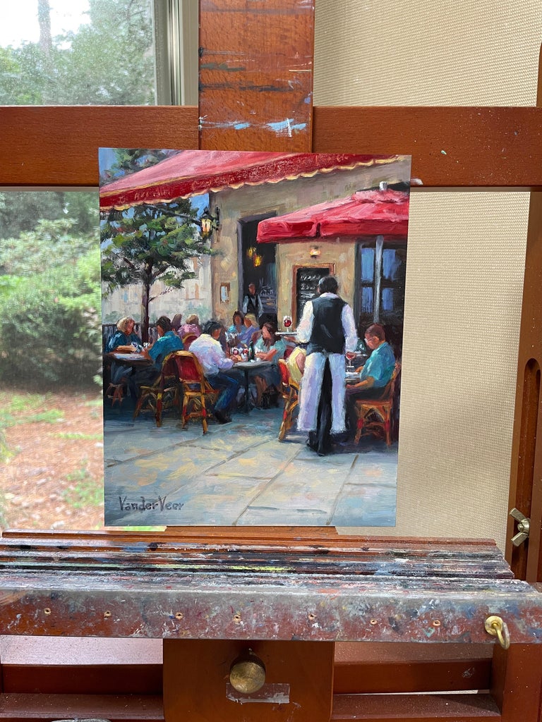 Faye Vander Veer - April in Paris, Oil Painting For Sale at 1stDibs