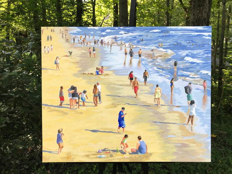 John Jaster - Water's Edge, Original Painting For Sale at 1stDibs