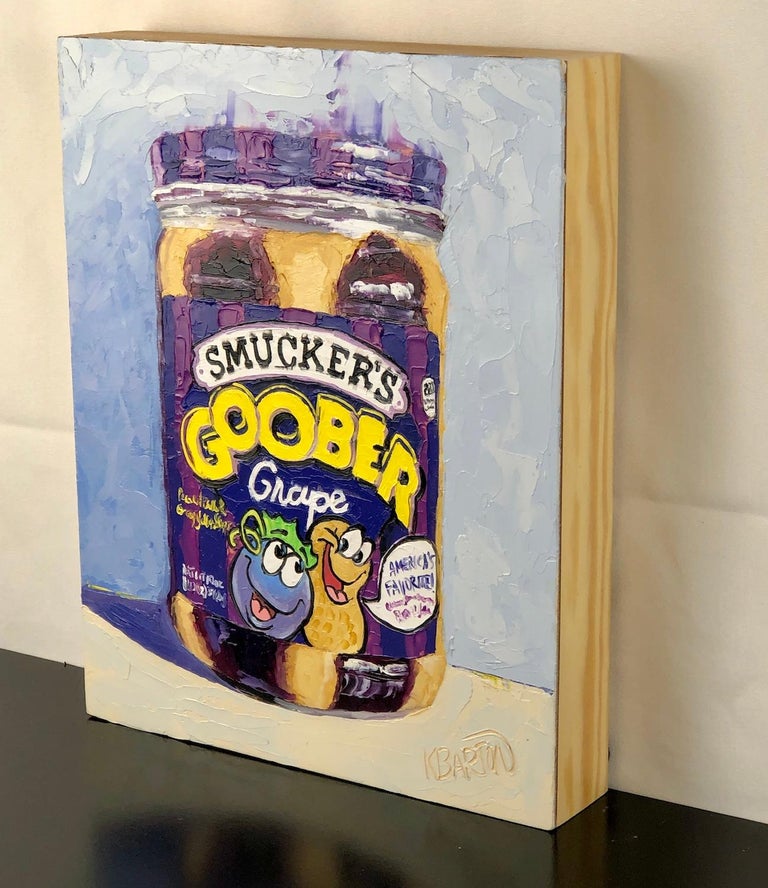 Karen Barton - Grape-N-Goober, Oil Painting For Sale at 1stDibs