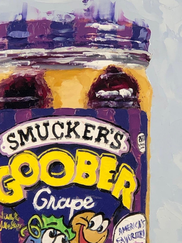 Karen Barton - Grape-N-Goober, Oil Painting For Sale at 1stDibs