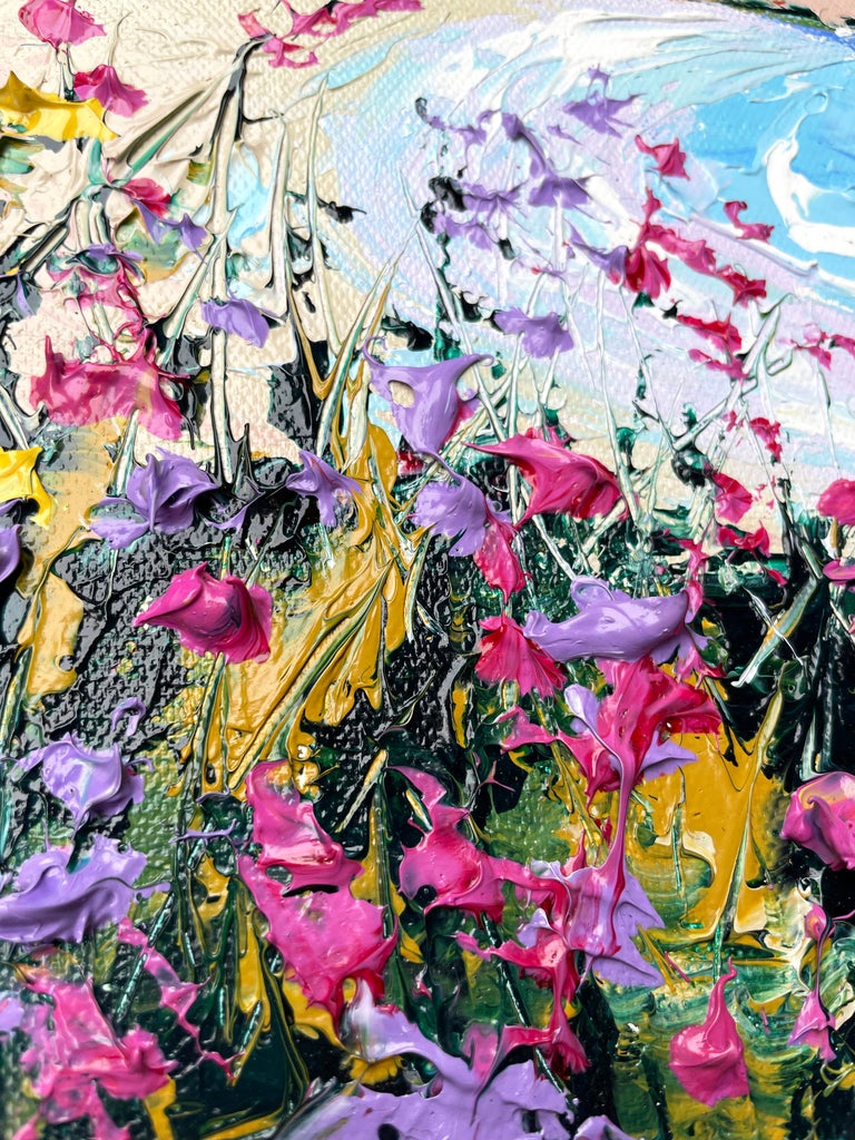 Lisa Elley - Sunset with Monet, Original Painting For Sale at 1stDibs