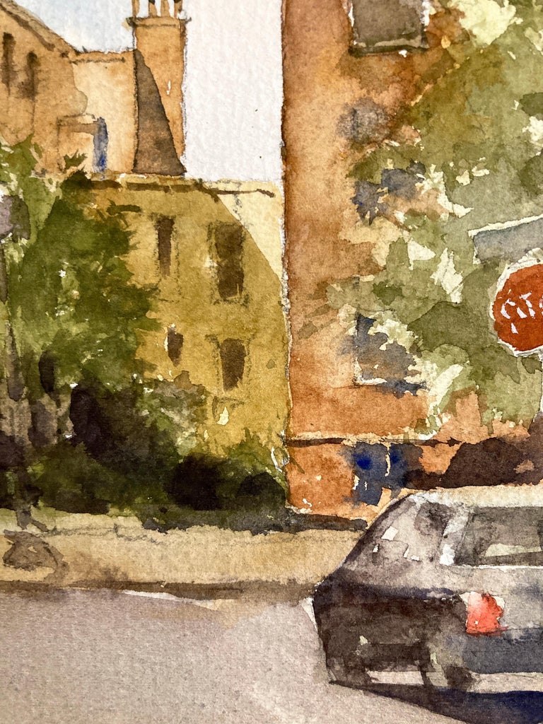 Michele Clamp - Cambridge Street, Original Painting For Sale at 1stDibs