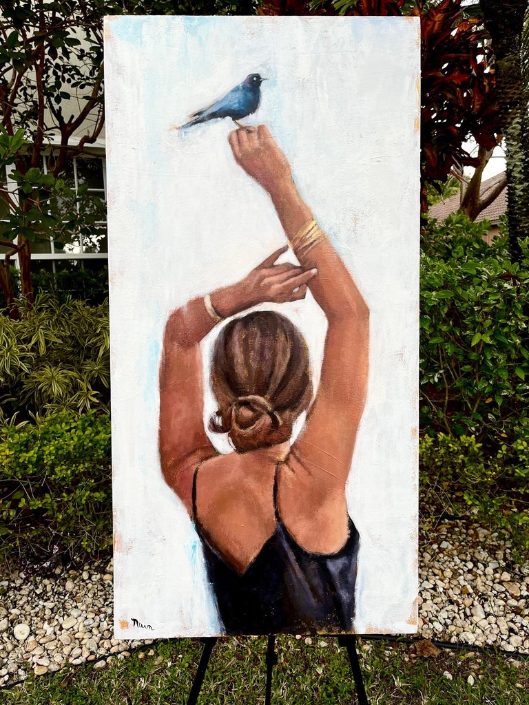 Nava Lundy - Reunion, Original Painting For Sale at 1stDibs
