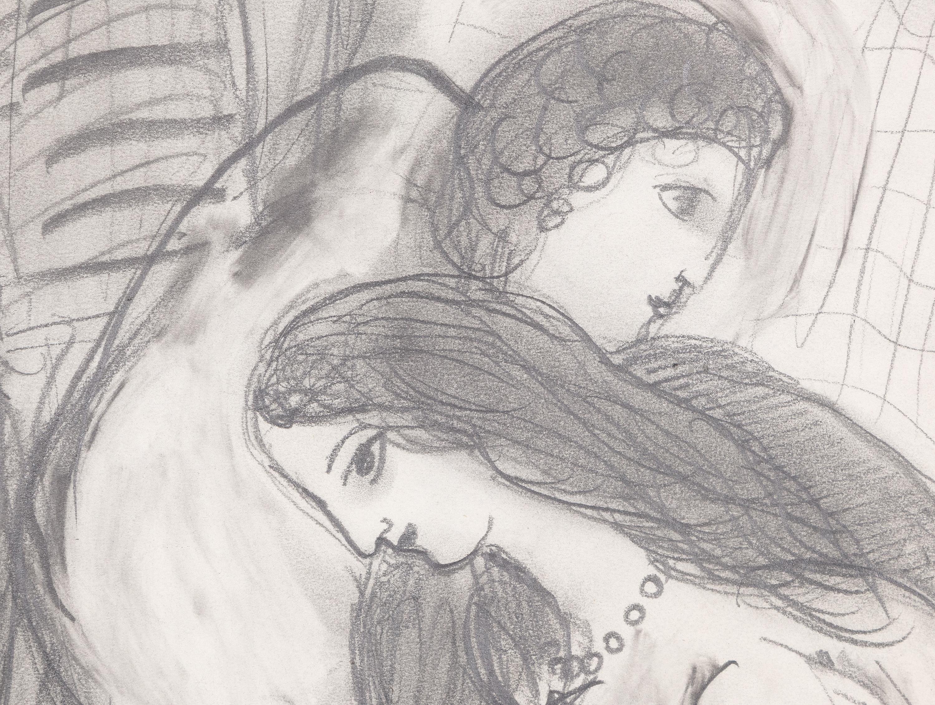 Marc Chagall - Les Amoureux sur le divan En vente sur 1stDibs