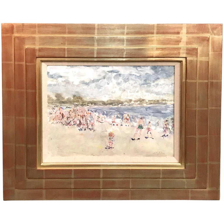 Stephen Motyka - Beach Scene For Sale at 1stDibs